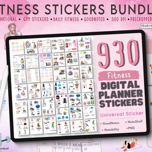 Workout Stickers - Etsy