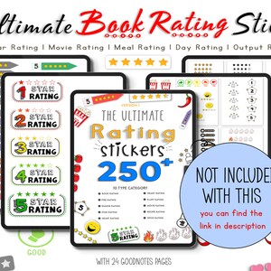 Reading Journal Printable Bundle , Book Reading Planner, Monthly ...