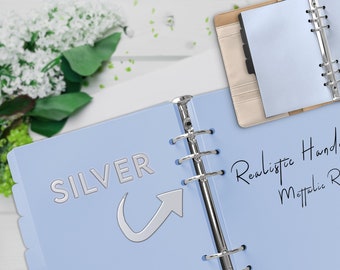 Realistic Digital Planner Silver Rings, Digital Planner Toolkit ...