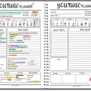 Editable Ultimate Digital Youtube Planner 2024-25 | iPad Planner ...