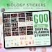600 Biology Anatomy Stickers Bundle, Lab, Anatomy Organ, Digital ...