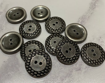 Gunmetal buttons | Etsy