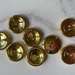 25mm Vintage Gold Buttons - Etsy
