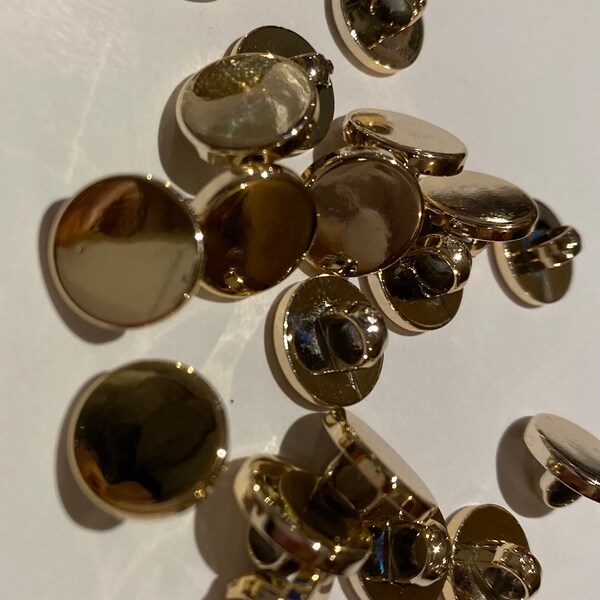 Gold Buttons - Etsy