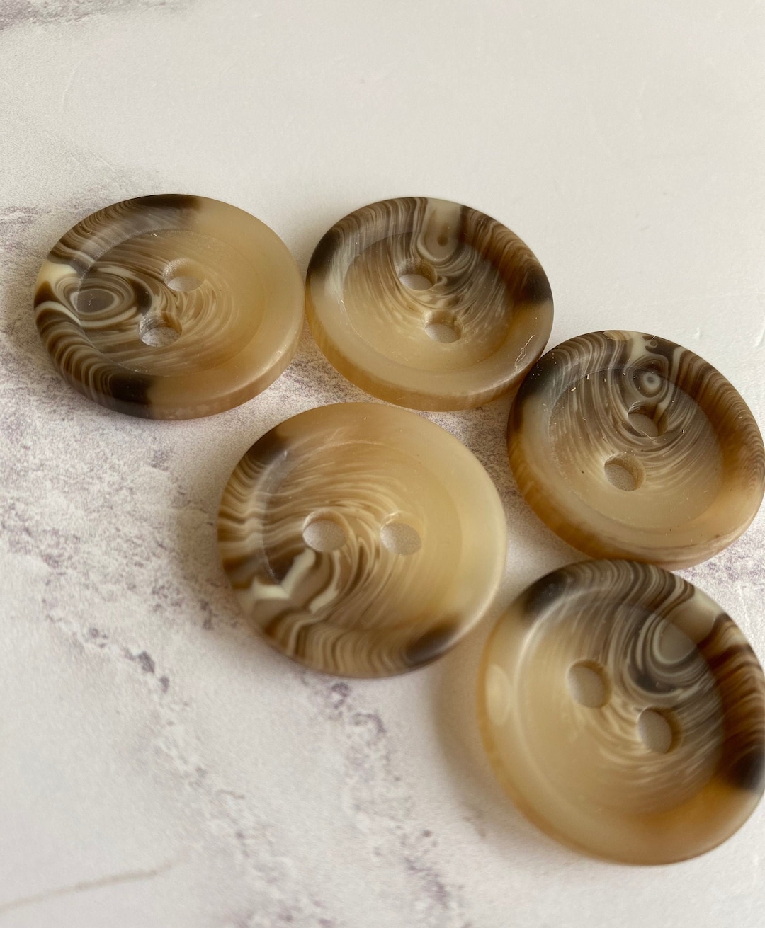 25mm Vintage Style Mock Horn Button 10 Pieces - Etsy UK