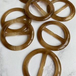 55mm Caramel Tone Resin Buckle - Etsy