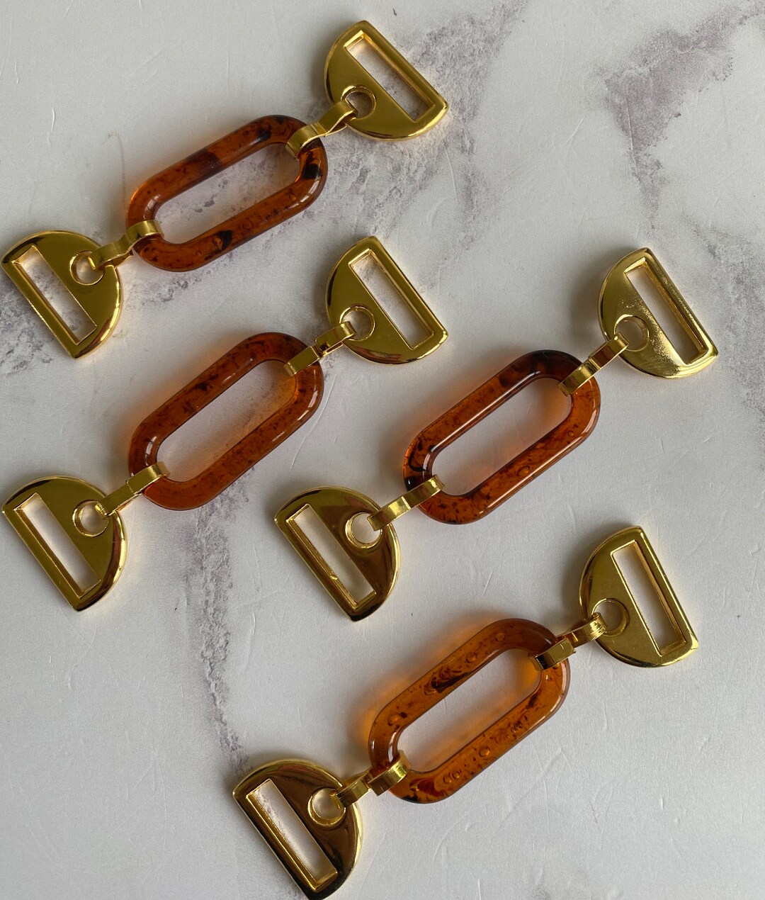 85mm Tortoiseshell/ Gold Buckle - Etsy