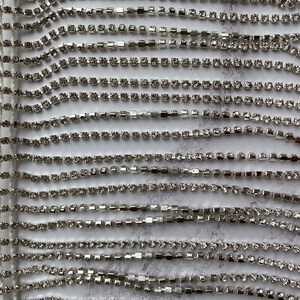 12cm Diamante Rhinestone Fringe - Etsy UK