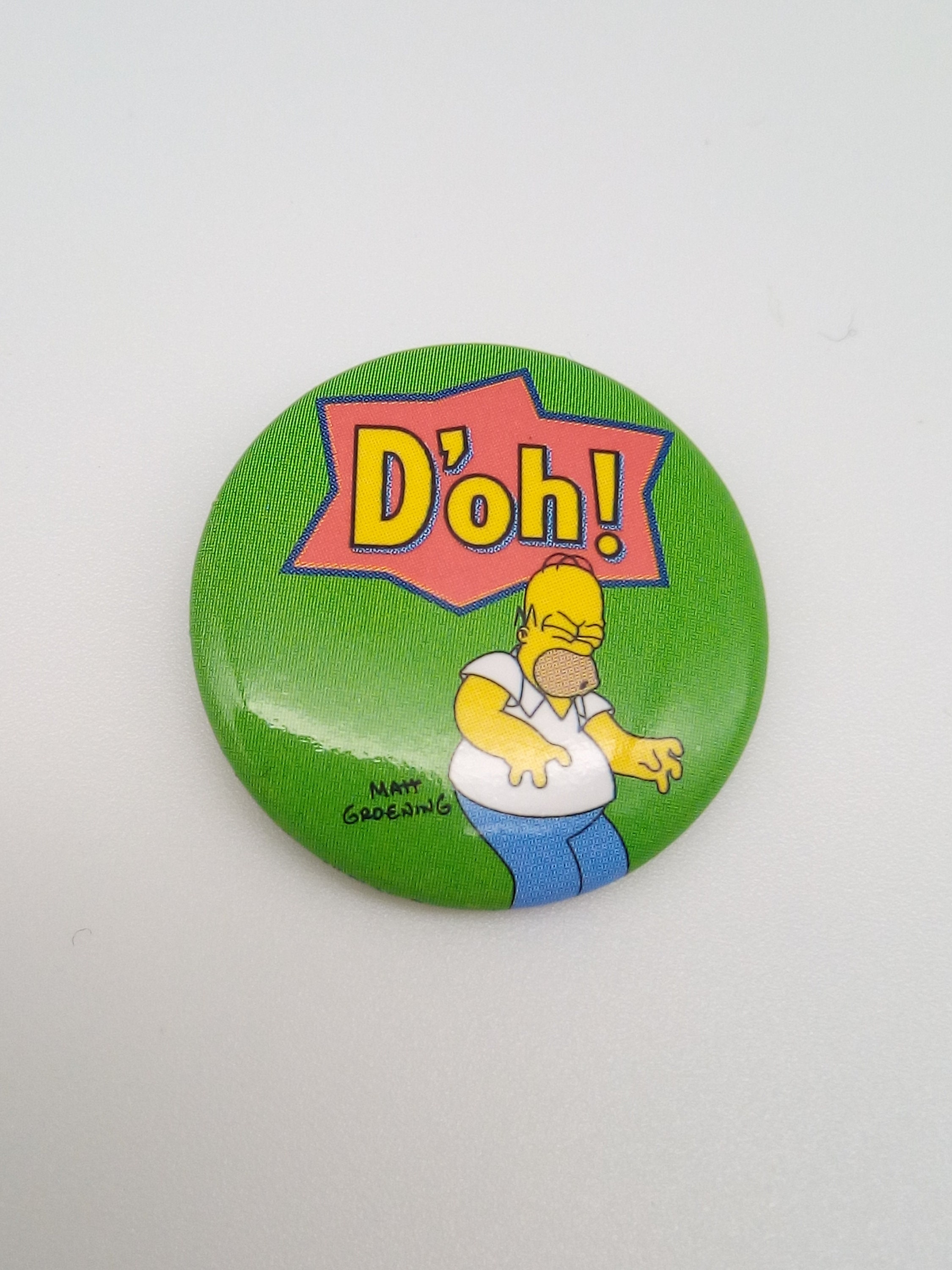 The Simpsons Homer Pin Badge | Etsy