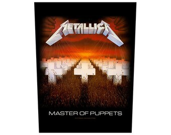Large MASTER OF PUPPETS Metallica Sew on Battle Jacket Woven Canvas ...