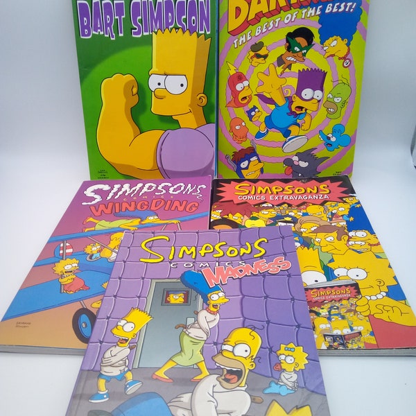 The Simpsons Comics - Etsy