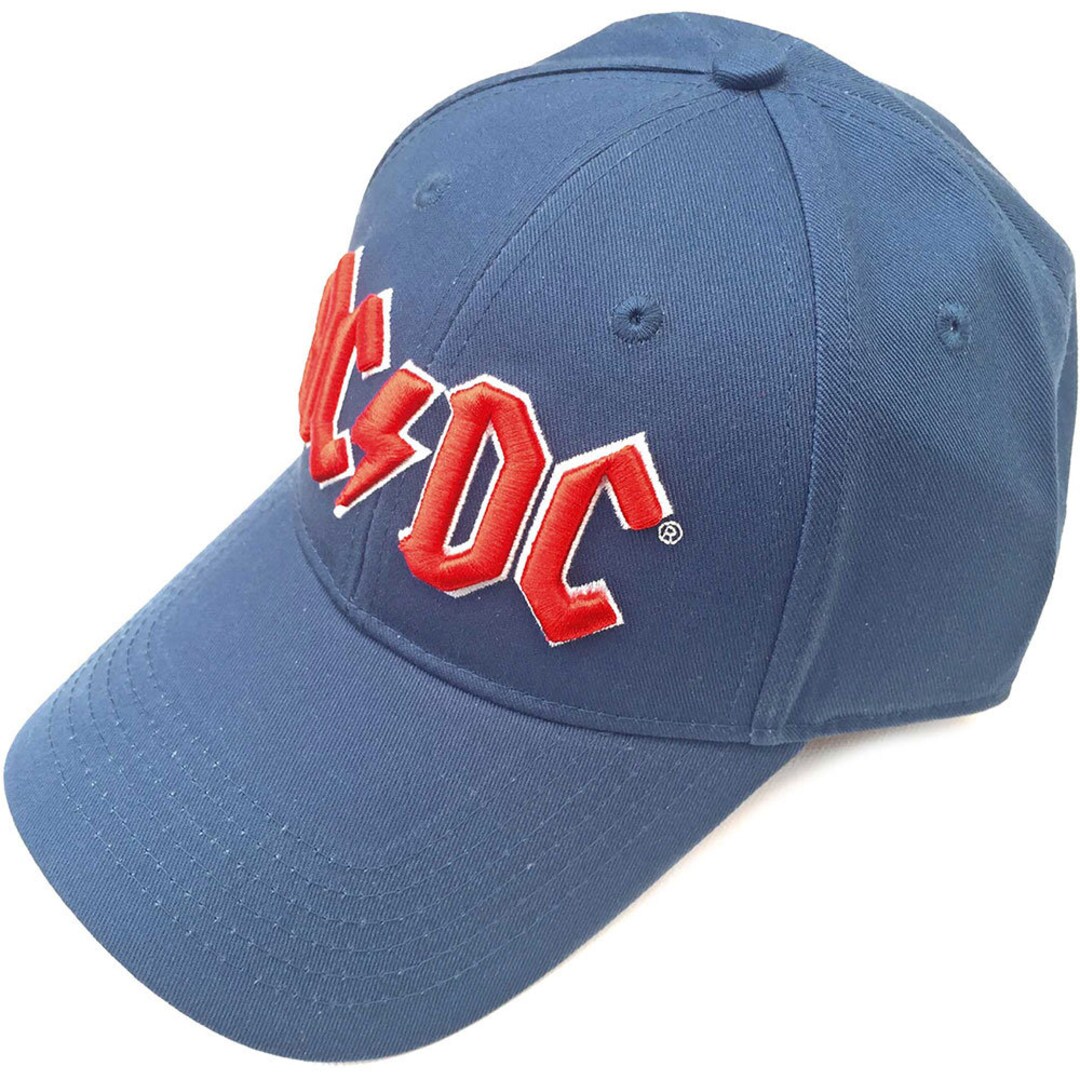 AC/DC Unisex Logo Blue Baseball Cap - Etsy