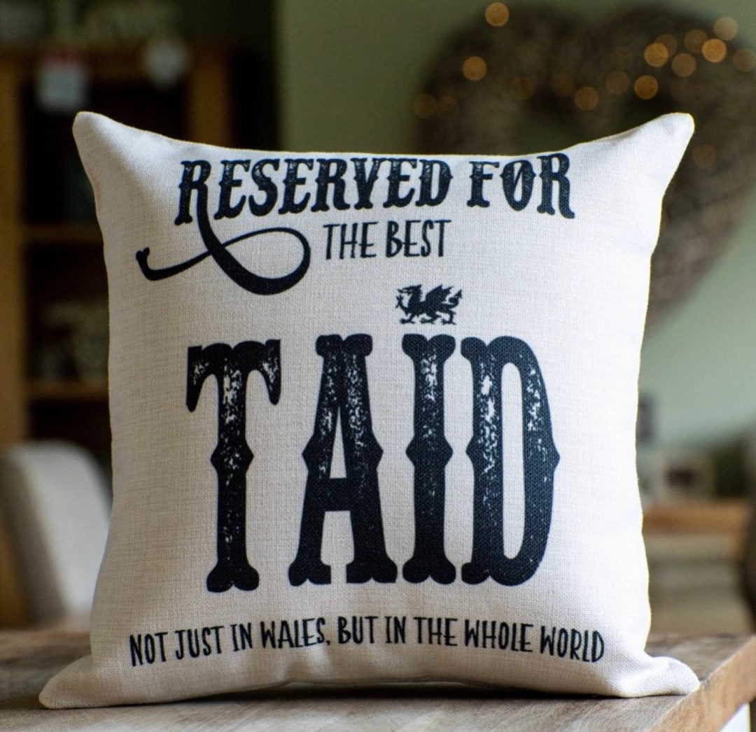 Taid cushion grandad cushion Reserved for Taid cushion gift birthday ...
