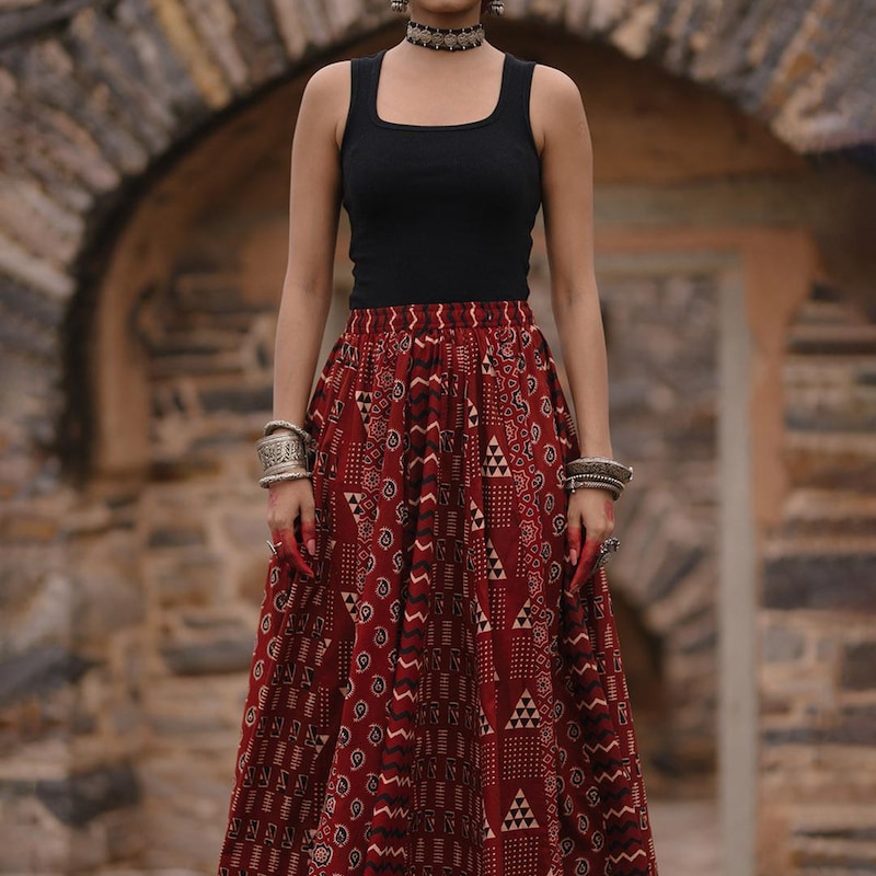 Indian Ethnic Long Skirts - Etsy