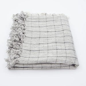 Premium Turkish Cotton King Size Bed Cover Blanket Throw, Soft Woven ...