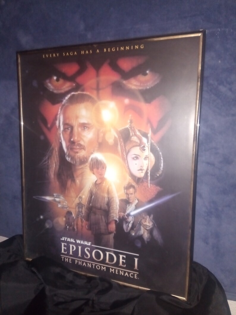 Starwars Episode 1 Poster - Etsy