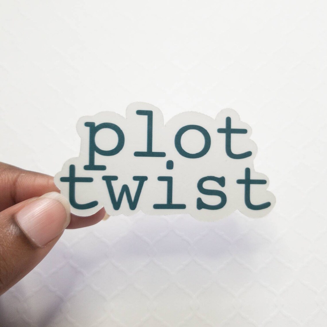 Plot Twist Weatherproof Die Cut Sticker - Etsy
