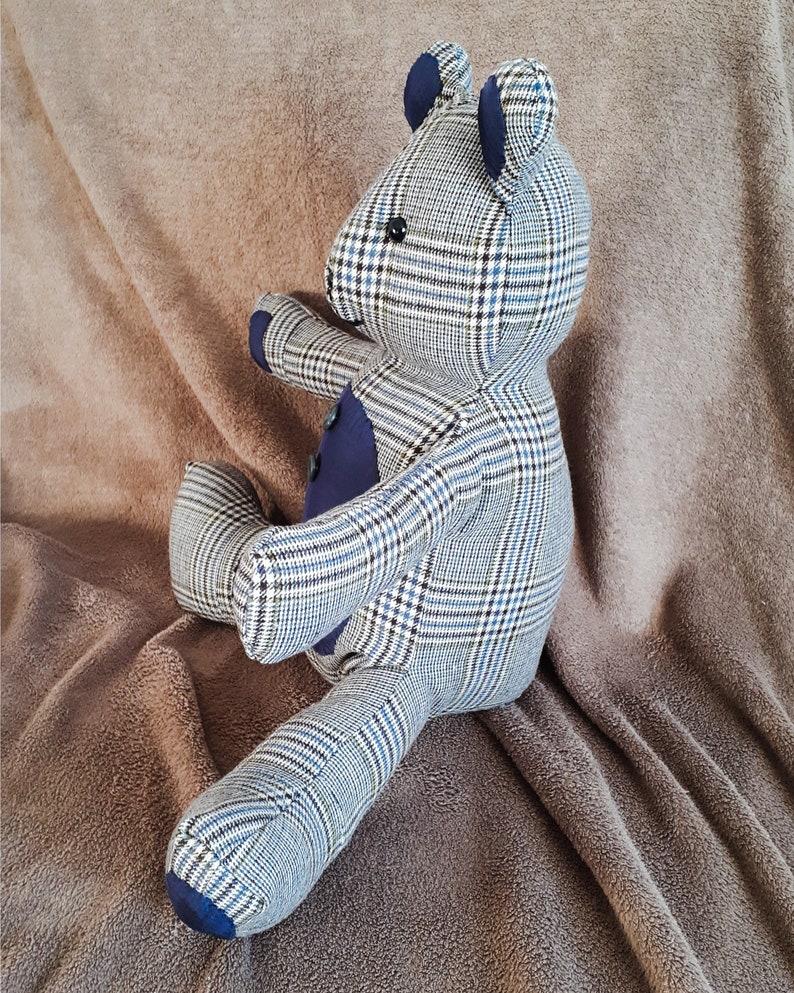 Memory/keepsake Teddy Bear Unique, One-of-a-kind Turn Your Loved One's ...