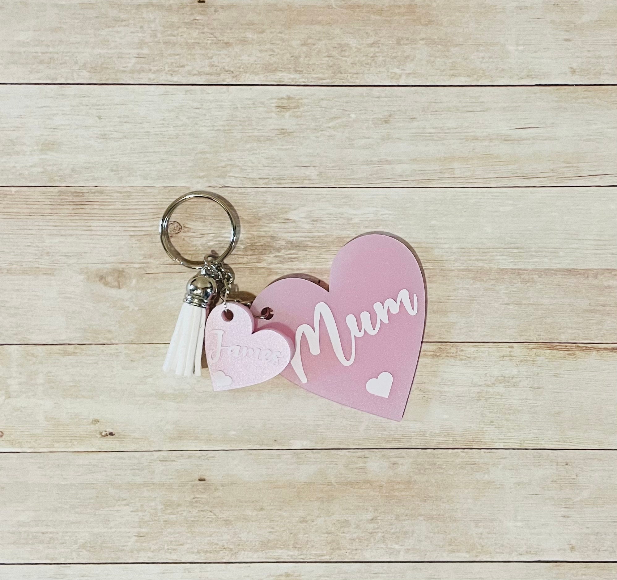 Mothers Day Keyring, Personalised Mum Gift, Mamgu Gift, Mother Daughter ...