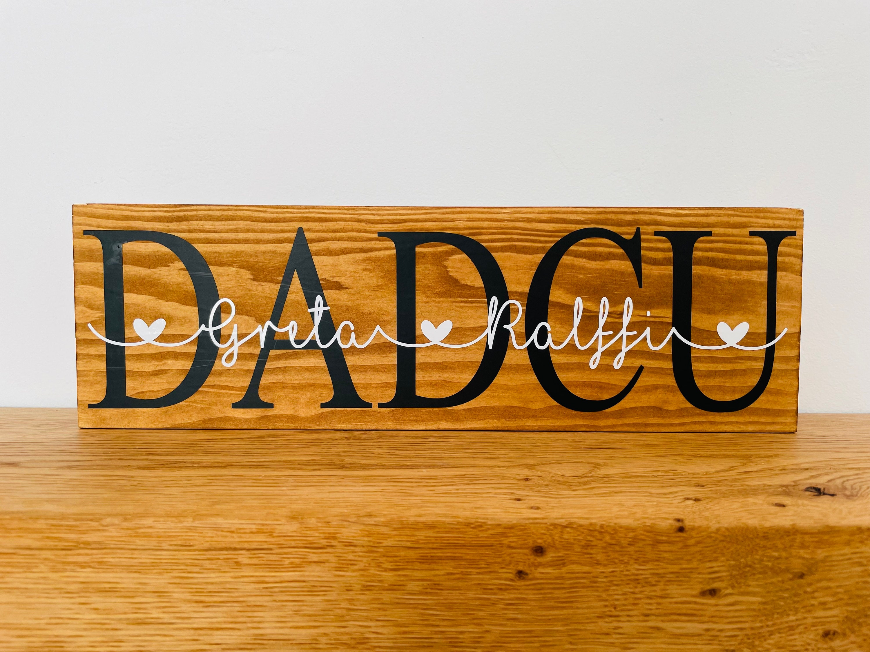 Wooden Family Sign Oak Wooden Sign Rustic Farmhouse Family - Etsy
