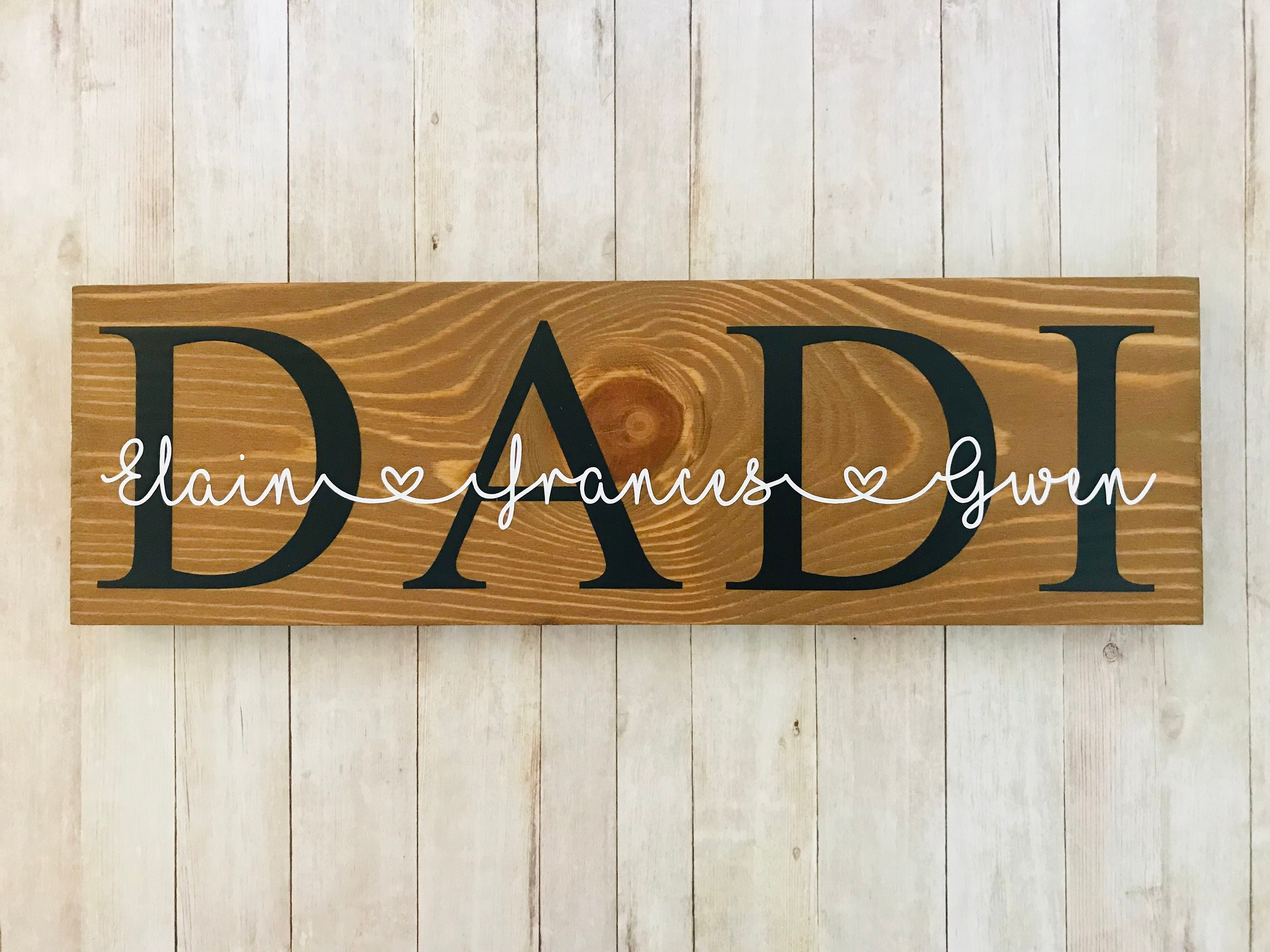 Wooden Family Sign Oak Wooden Sign Rustic Farmhouse Family - Etsy