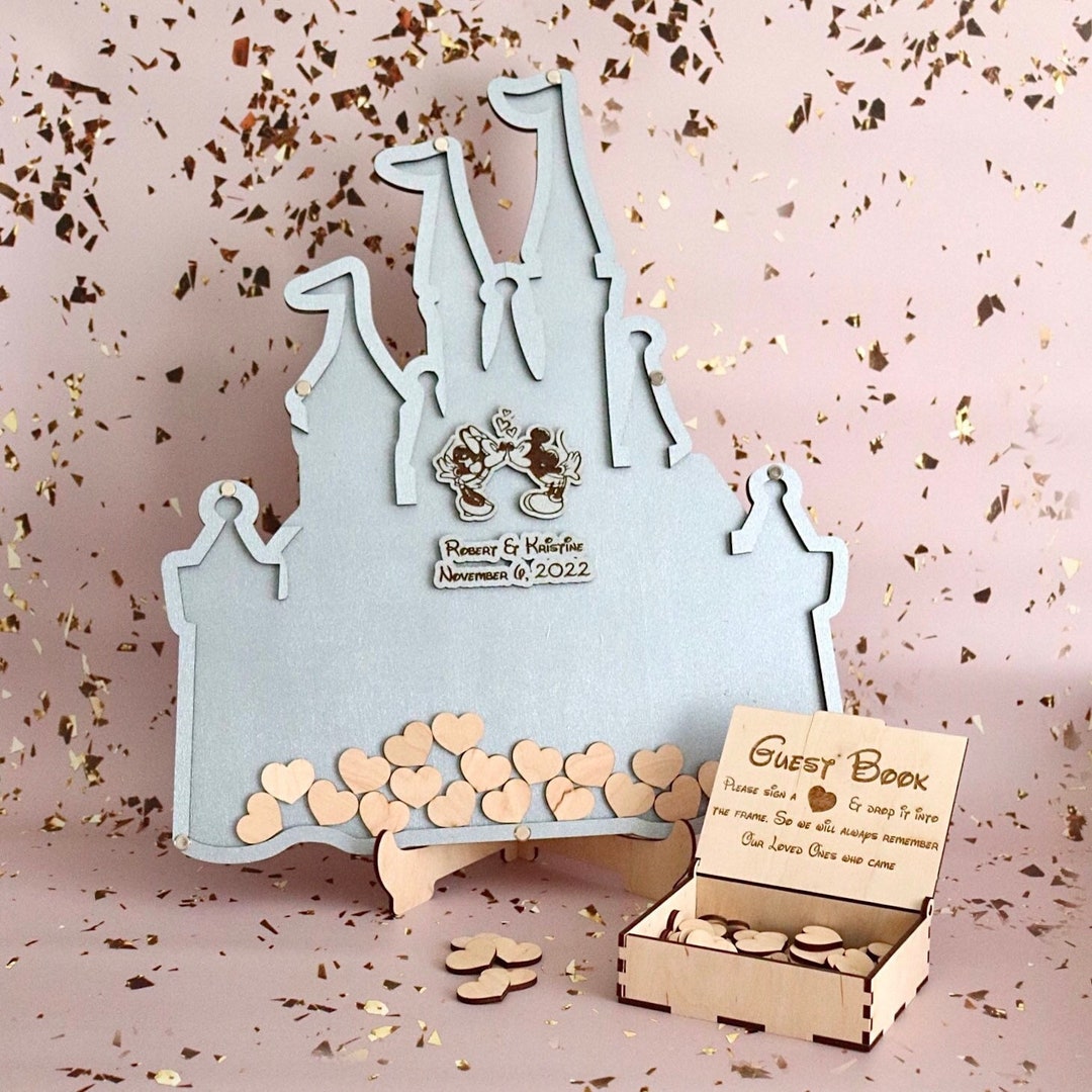 Castle Wedding Guest Book Fairy Guest Book Alternative Drop Box Wedding ...