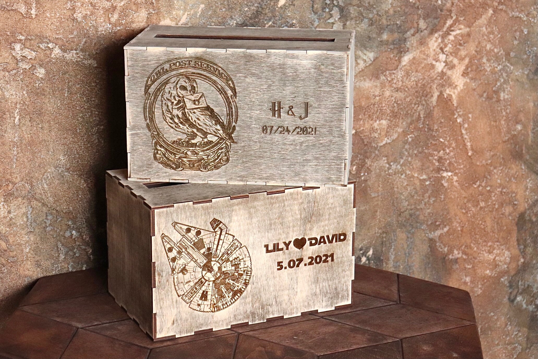 Custom Themed Card Box Unique Card Box Personalised Wedding | Etsy