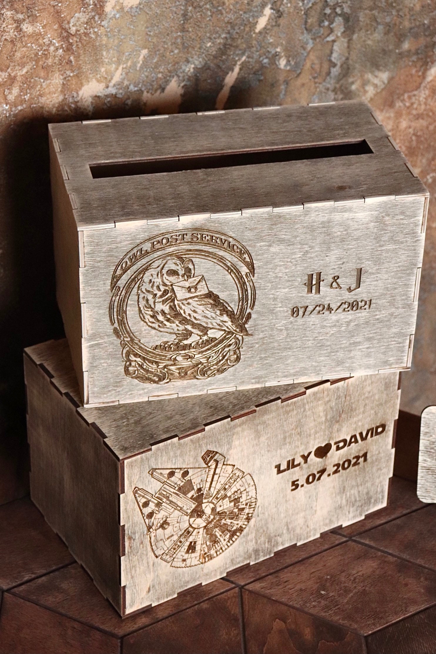 Custom Themed Card Box Unique Card Box Personalised Wedding | Etsy