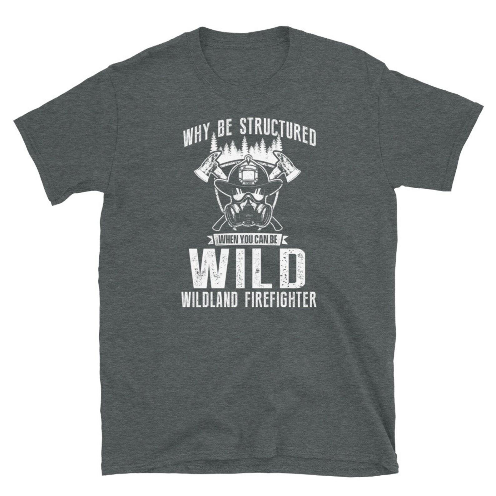 Wild Wildland Firefighter T-shirt - Etsy