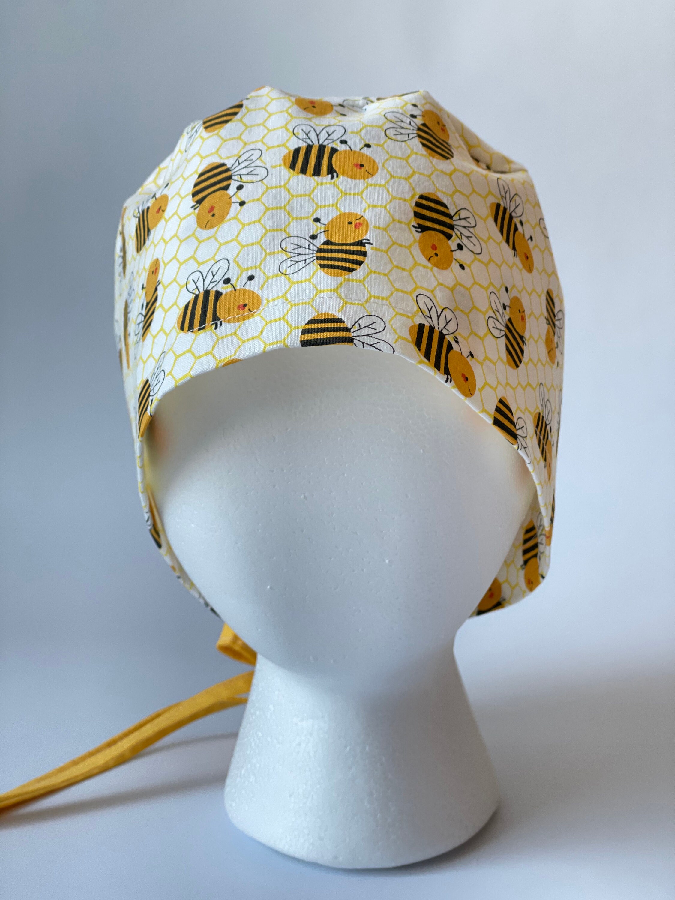 Bumble Bee Scrub Cap Bumble Bee Surgical Cap Nurse Cap - Etsy UK