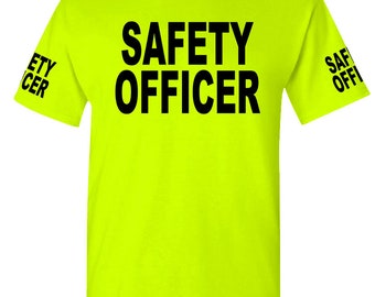 Safety Officer Shirt - Etsy