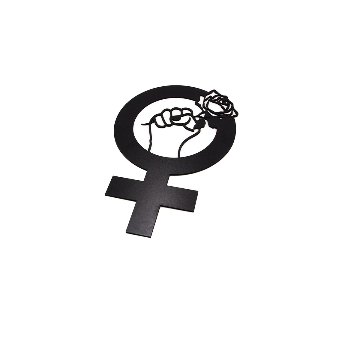 Female Symbol With Hand Venus Symbol Wall Decor Female Sign | Etsy