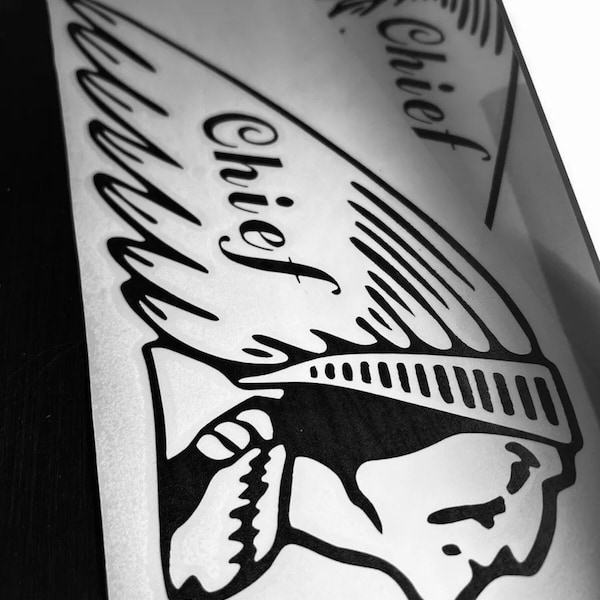 Indian Chief Motorcycle Decals - Etsy