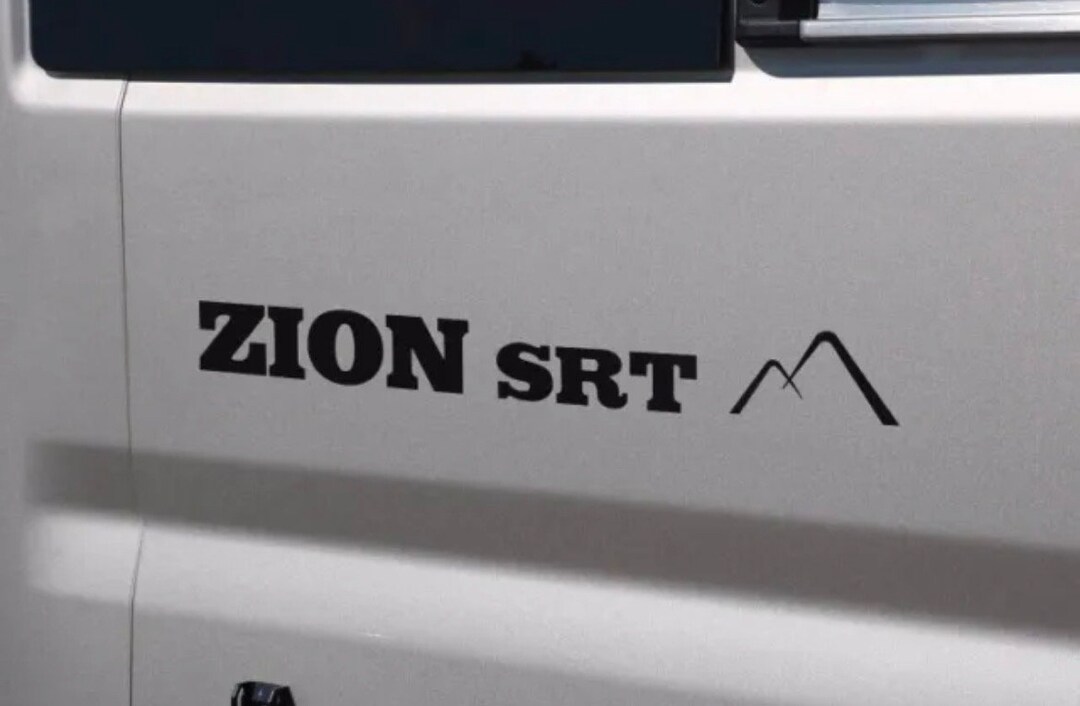 Custom Handcrafted Roadtrek Zion SRT Camper RV Trailer Decals (set of 3 ...