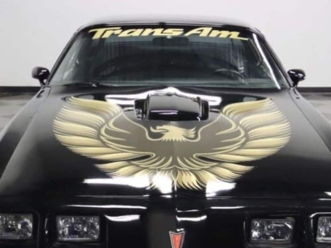 Custom Restored Trans Am 40” Windshield Banner Decal Sticker New 1PC ...