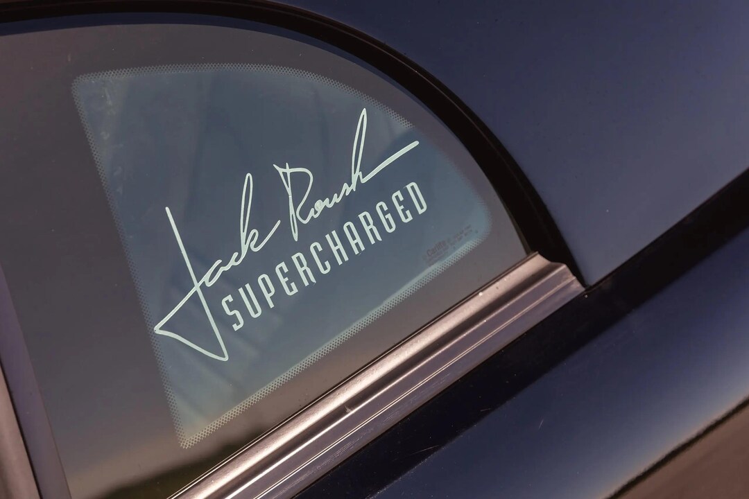 Custom Jack Roush Supercharged Side Window Quarter Decal Signature OEM ...