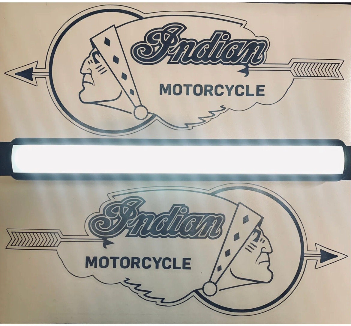 Indian Vintage Motorcycle Gas Tank Decals 2PC Set New - Etsy