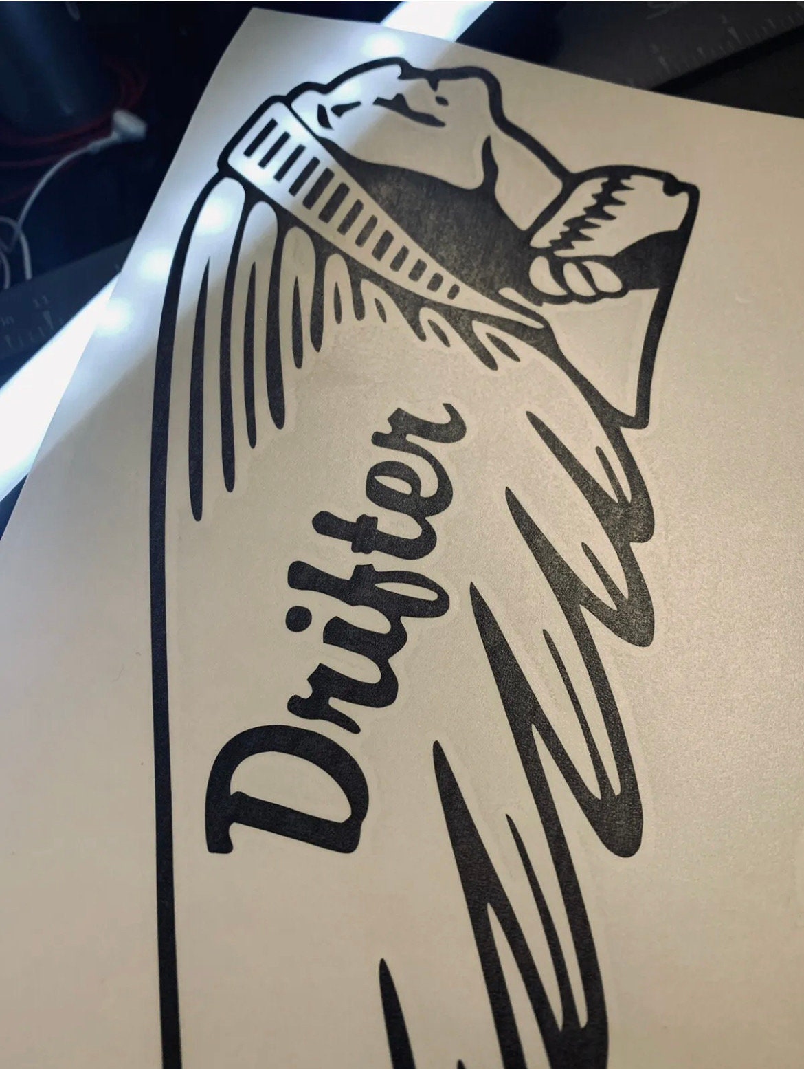 Custom Indian Drifter Motorcycle Decals New 2PC Set - Etsy