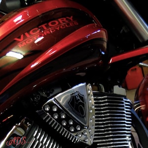 2X Victory Motorcycle Gas Tank Decals Stickers New Custom Oracle ...
