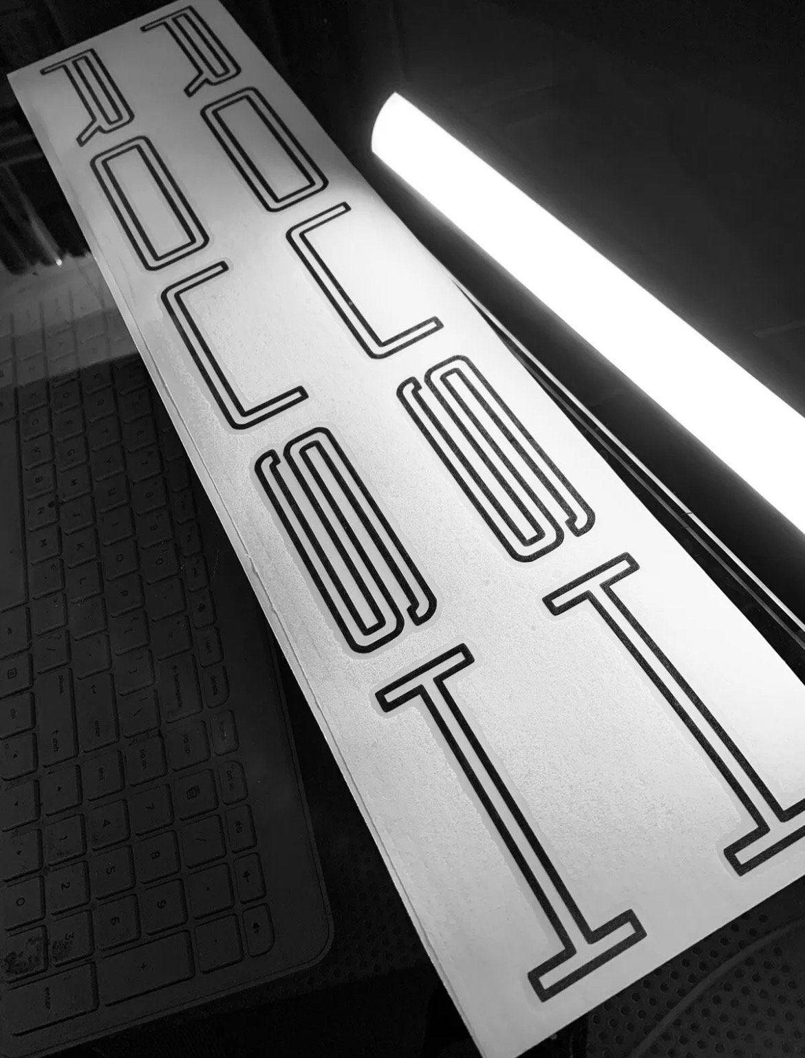 Custom Roush Outline Tailgate Body Decal OEM 2PC Set New RARE STOCK ...