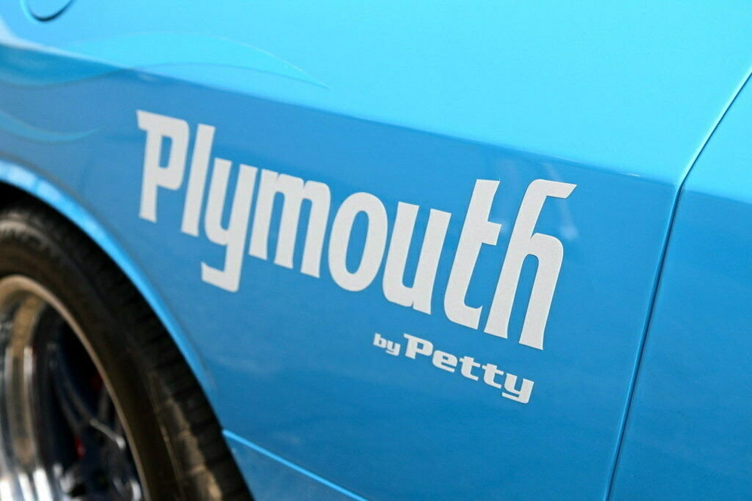 Custom Restored Plymouth by Petty Fender Decal Stickers 1PC Set New ...