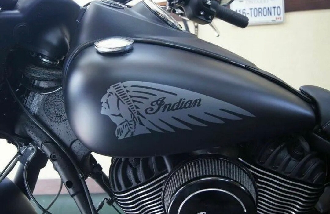 Custom Indian Motorcycle Gas Tank Decals 2PC Set New - Etsy