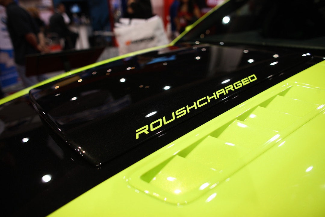 Custom Roush Charged Hood Scoop Vinyl Decal Stickers 2PC Set New Oracle ...