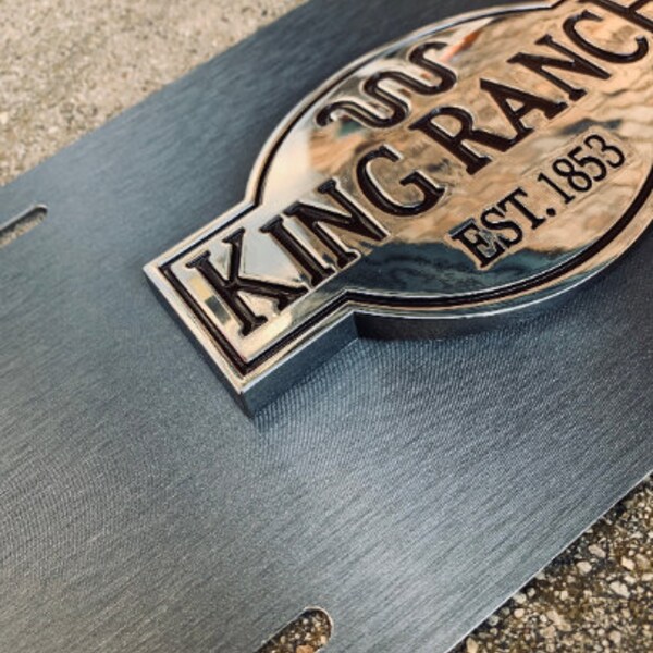 King Ranch License Plate - Etsy
