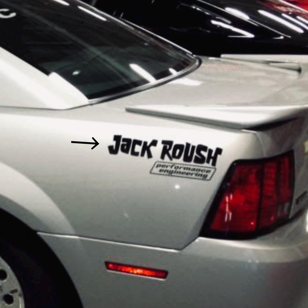 Custom Jack Roush Performance Engineering Rear Car Truck Decals OEM 2PC ...