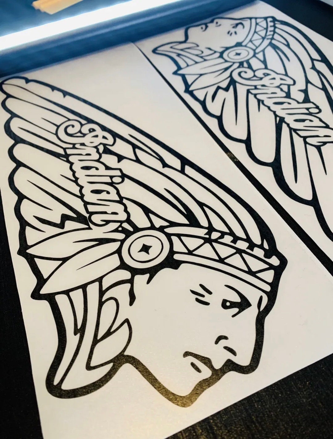Indian Vintage Chief Rare Motorcycle Gas Tank Decals 2PC Set New ...