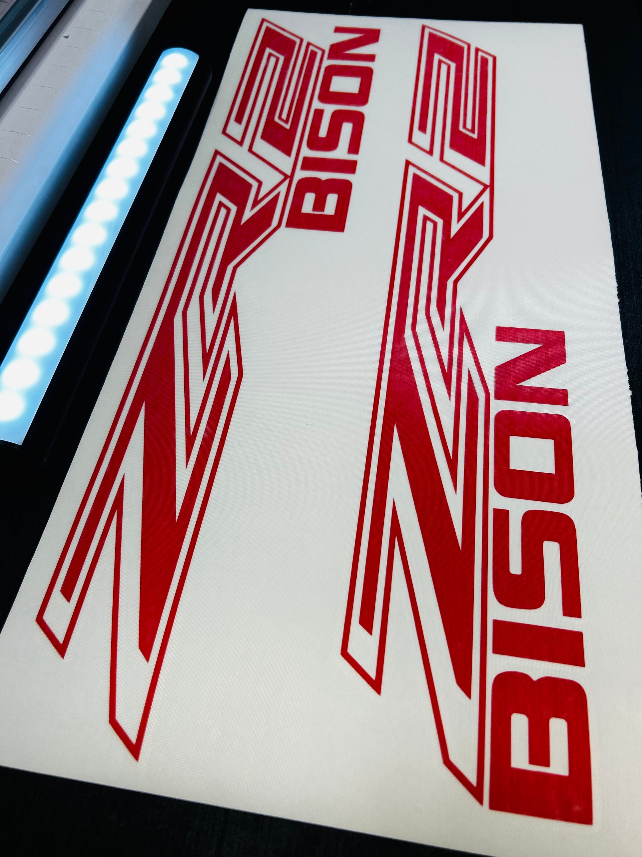 Custom Chevrolet Colorado ZR2 Bison Bedside Outline Trim Decals 2PC Set ...