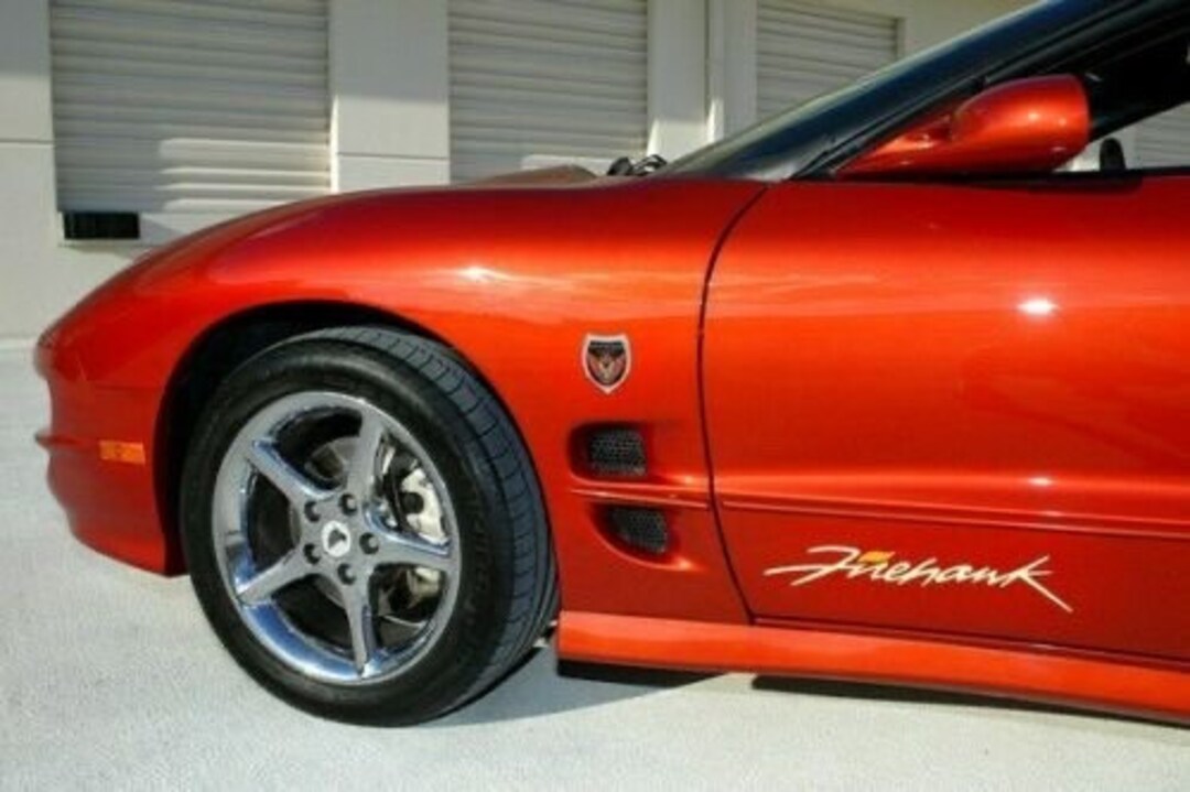 Custom Handcrafted Firehawk Lower Door Trim Decal Stickers New 2pc Set ...