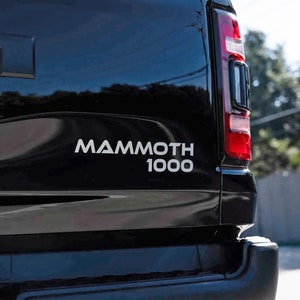 Custom Handcrafted Mammoth 1000 Hennessey Decals Flat Graphics Decals ...