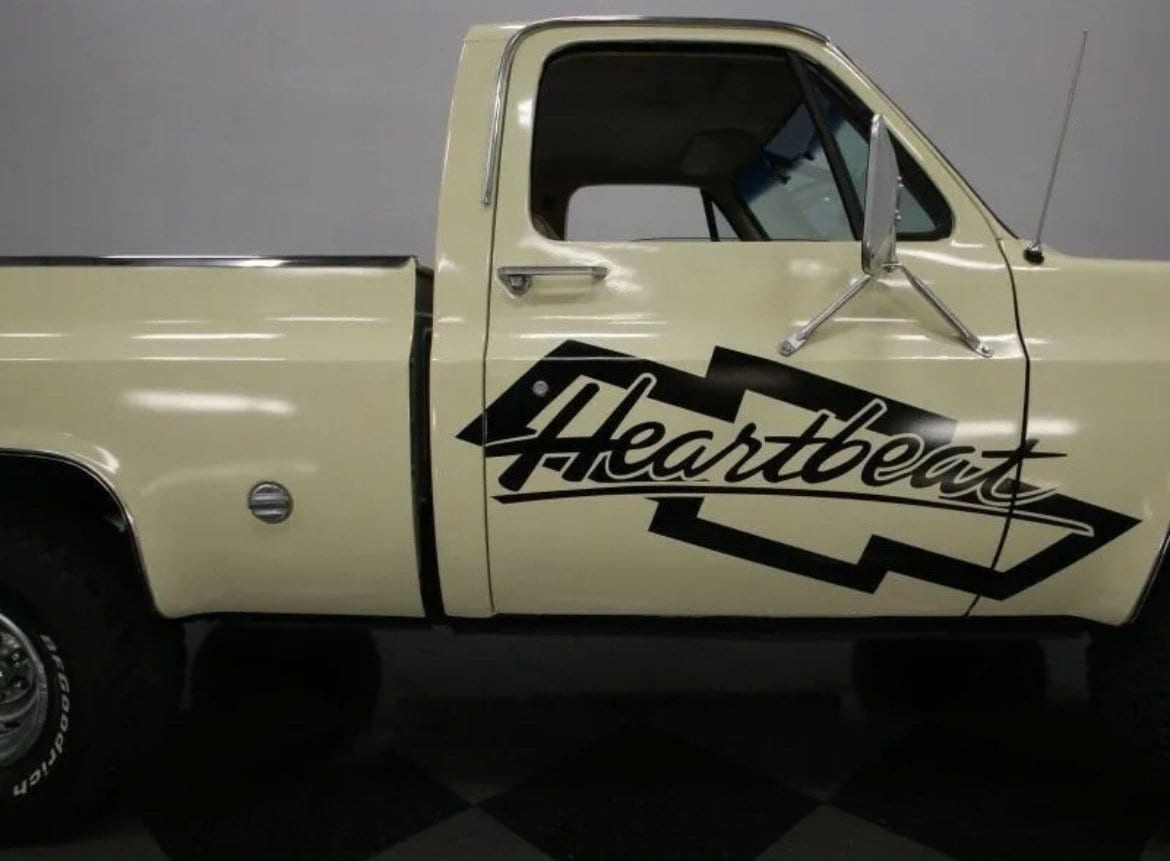 Custom Chevrolet Heartbeat Bow Tie Door Decals New 2PC Fits Chevy ...